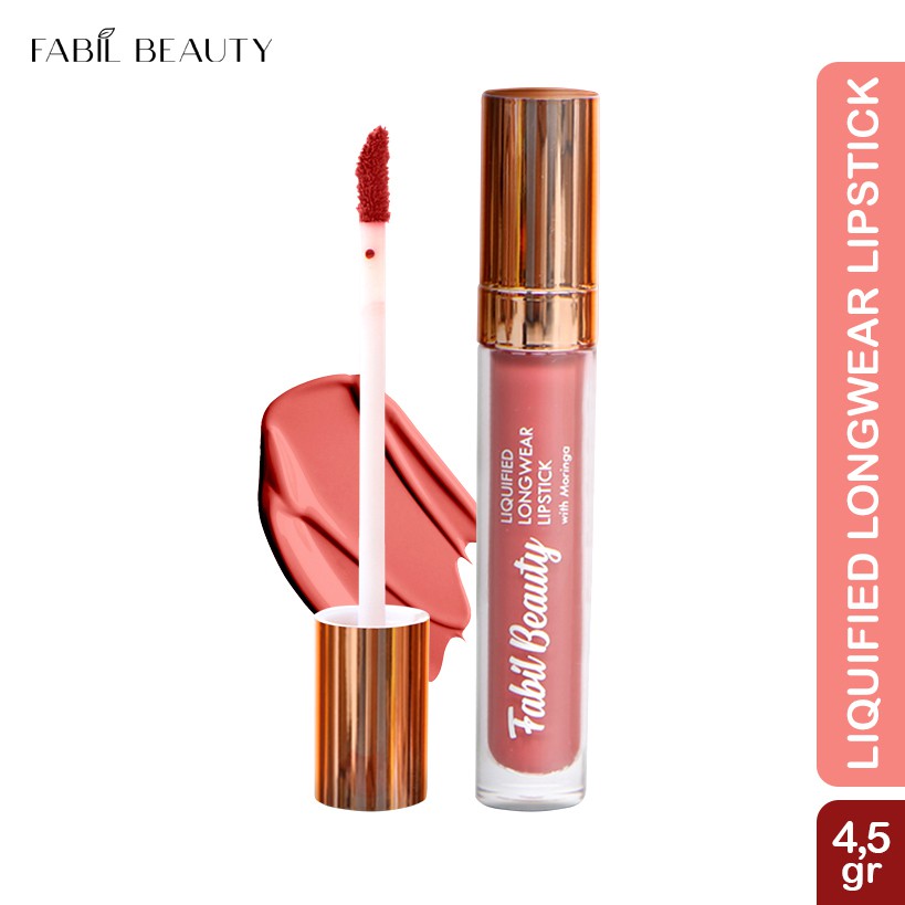 Jual FABIL Liquified Longwear Lipstick with Moringa - Matte Lip Cream 4 ...