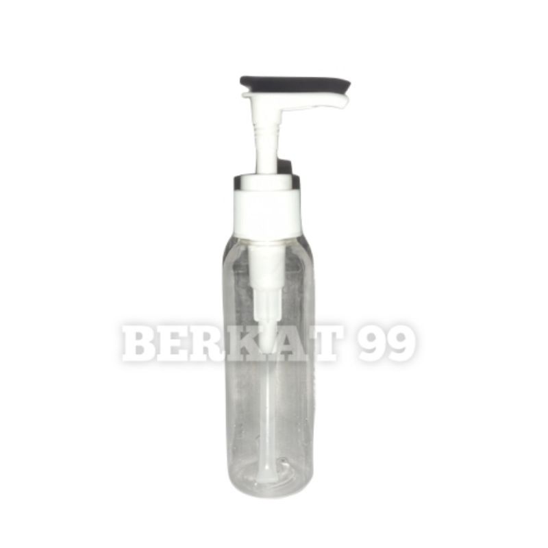 Jual BOTOL PUMP / TEKAN 100 ml PLASTIK BENING | Shopee Indonesia