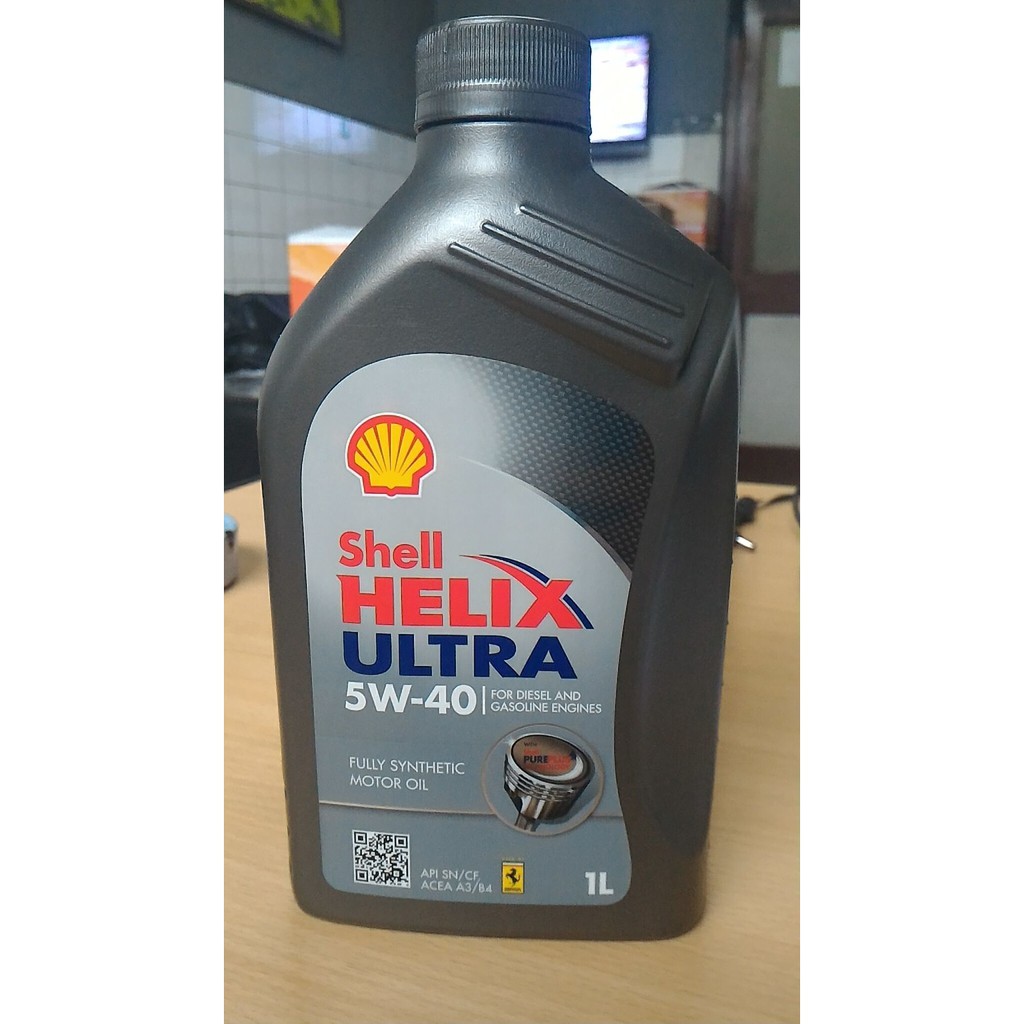 Jual Oli Shell Helix Ultra SAE 5W40 API SN kemasan liter | Shopee Indonesia