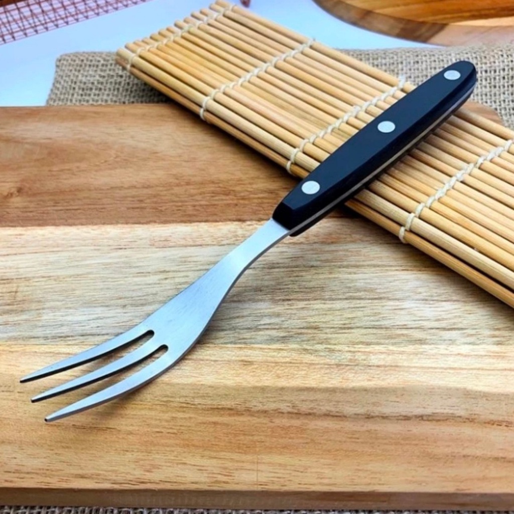 Jual Garpu Steak - Steak fork Meat Fork Stainless Steel 20 cm Gagang ...