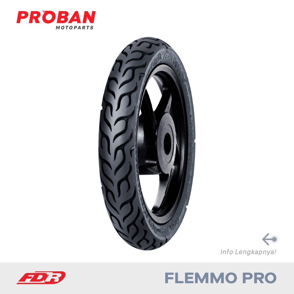 Jual FDR TL FLEMMO PRO 80/90-17 BAN MOTOR TUBELESS | Shopee Indonesia
