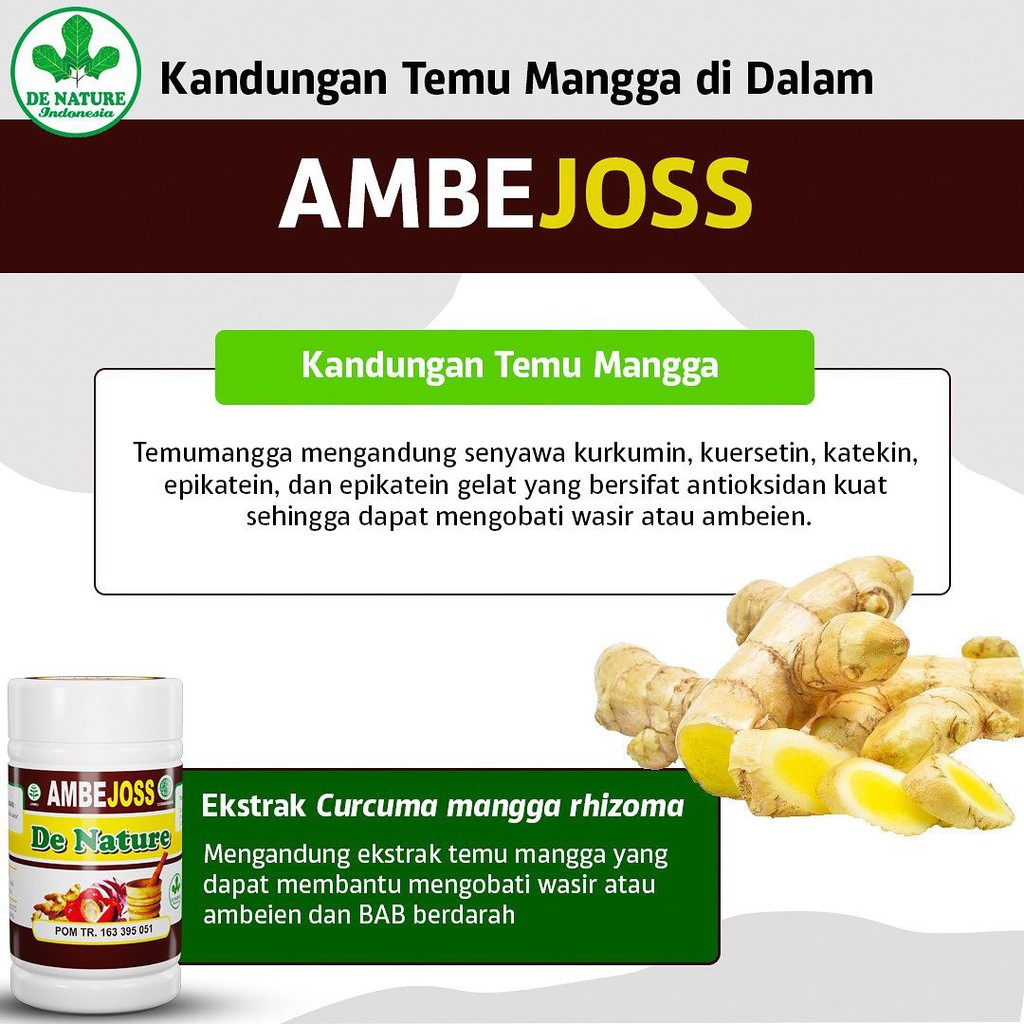 Jual Obat Wasir Atau Ambien Herbal Ambe Joss Dan Salwa De Nature ...