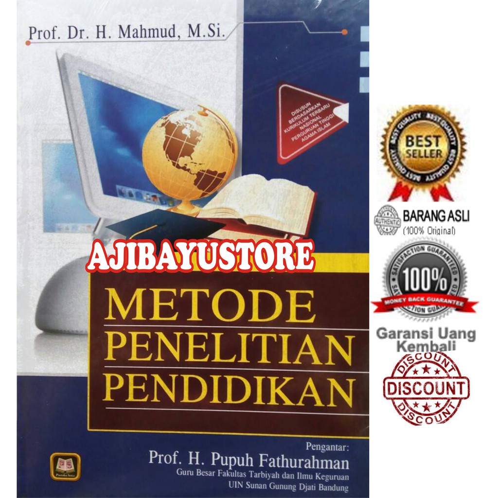 Jual Buku Metode Penelitian Pendidikan Mahmud Pustaka Setia Shopee