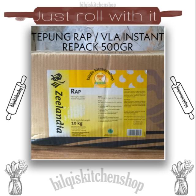 Jual Rap instant tepung rap vla instant 500gr | Shopee Indonesia
