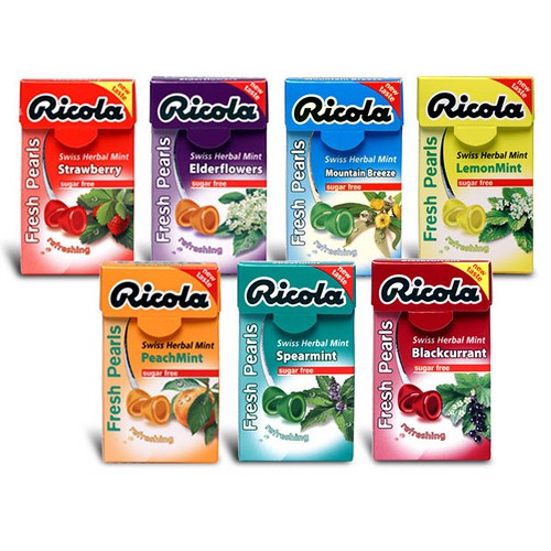 Jual PERMEN RICOLA SUGAR FREE original herb rasa strawberry / lemon mint / spearmint ...