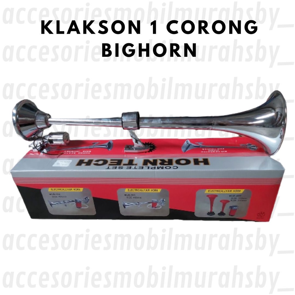 Jual Klakson Angin Air Horn Klakson Terompet 1 Corong 12/24v 64cm ...