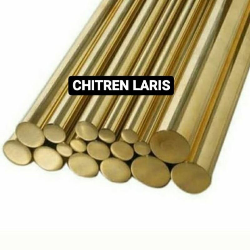 Jual As Kuningan Brass Diameter 10mm x 1000mm | Shopee Indonesia