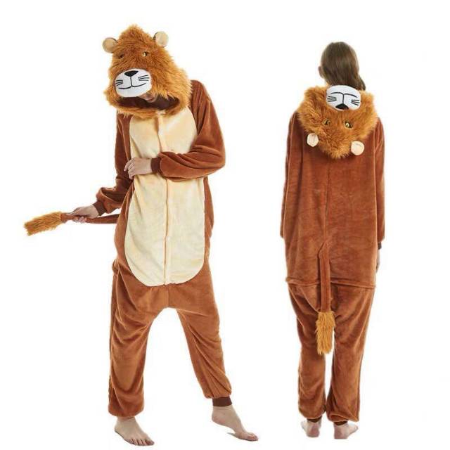 Jual KOSTUM ONESIE LION SINGA SIZE DEWASA | Shopee Indonesia