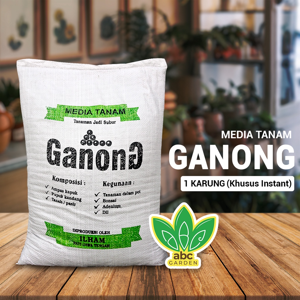 Jual [1 Karung] Media Tanam Organik Ganong Siap Pakai - Instant Only ...