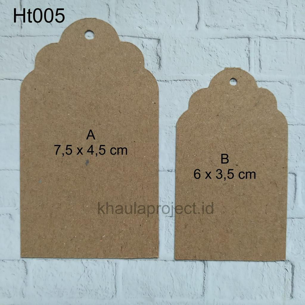 Jual 10pcs Hangtag kosong Part 1 gift tag, hampers, scrapbook kertas ...