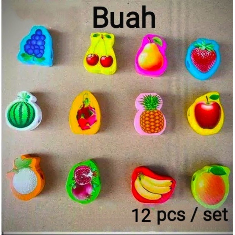 Jual Mainan edukasi ronce hewan/ buah/ huruf/ angka - mainan terapi ...