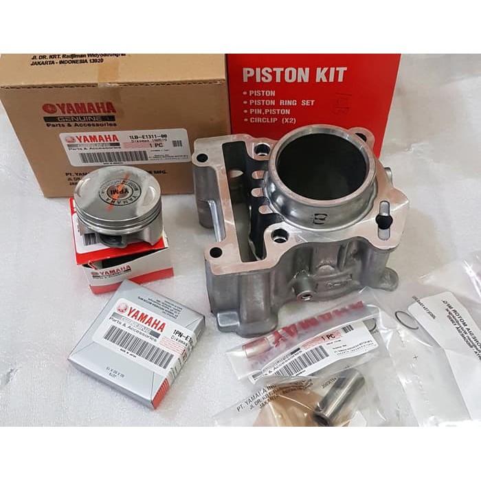 Jual Kas Blok dan Piston KIT Lengkap Yamaha Aerox 125 Xeon RC Xeon GT 125 1LB ORI YGP | Shopee ...