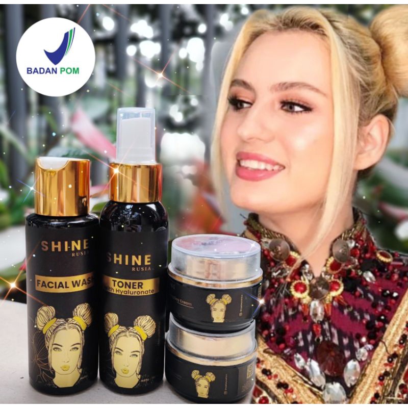 Jual Whitening package Shine Rusia Semua Jenis Kulit BPOM | Shopee ...