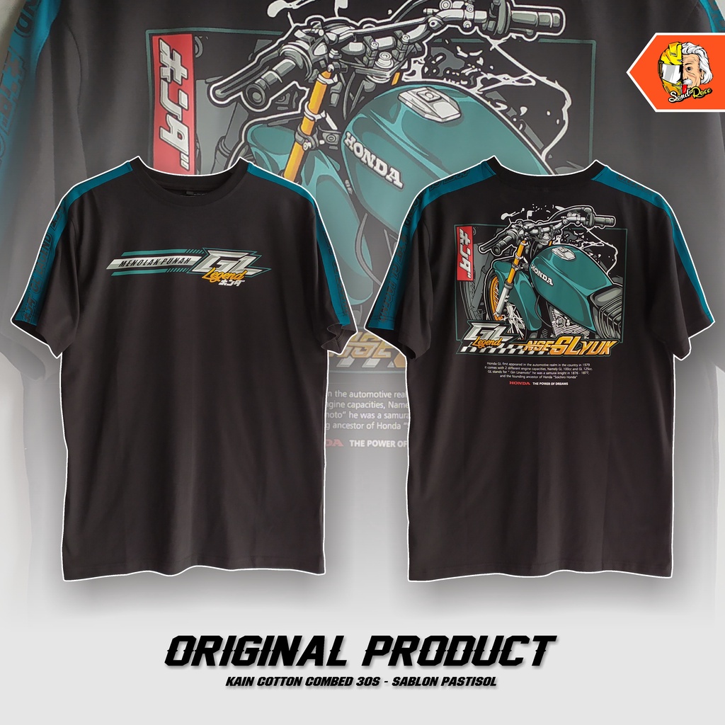 Jual kaos honda cb terbaru / kaos honda gl 100 / tshirt gl max / atasan ...