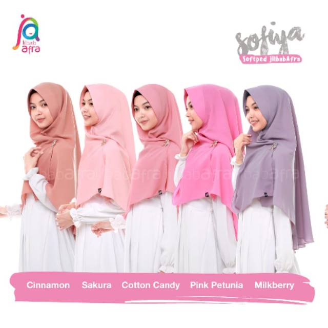 Jual Jilbab Sofiya All Size ~ Jilbab Afra | Shopee Indonesia