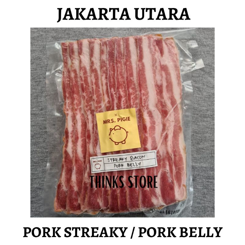 Jual MRS.PIGIE STREAKY PORK BACON / SAMCAN BACON PREMIUM | Shopee Indonesia