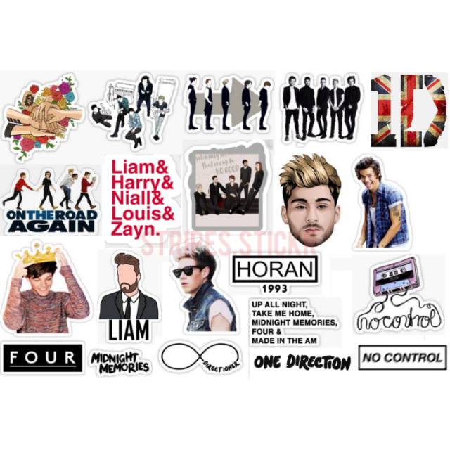 Jual 1d one direction sticker pack | Shopee Indonesia