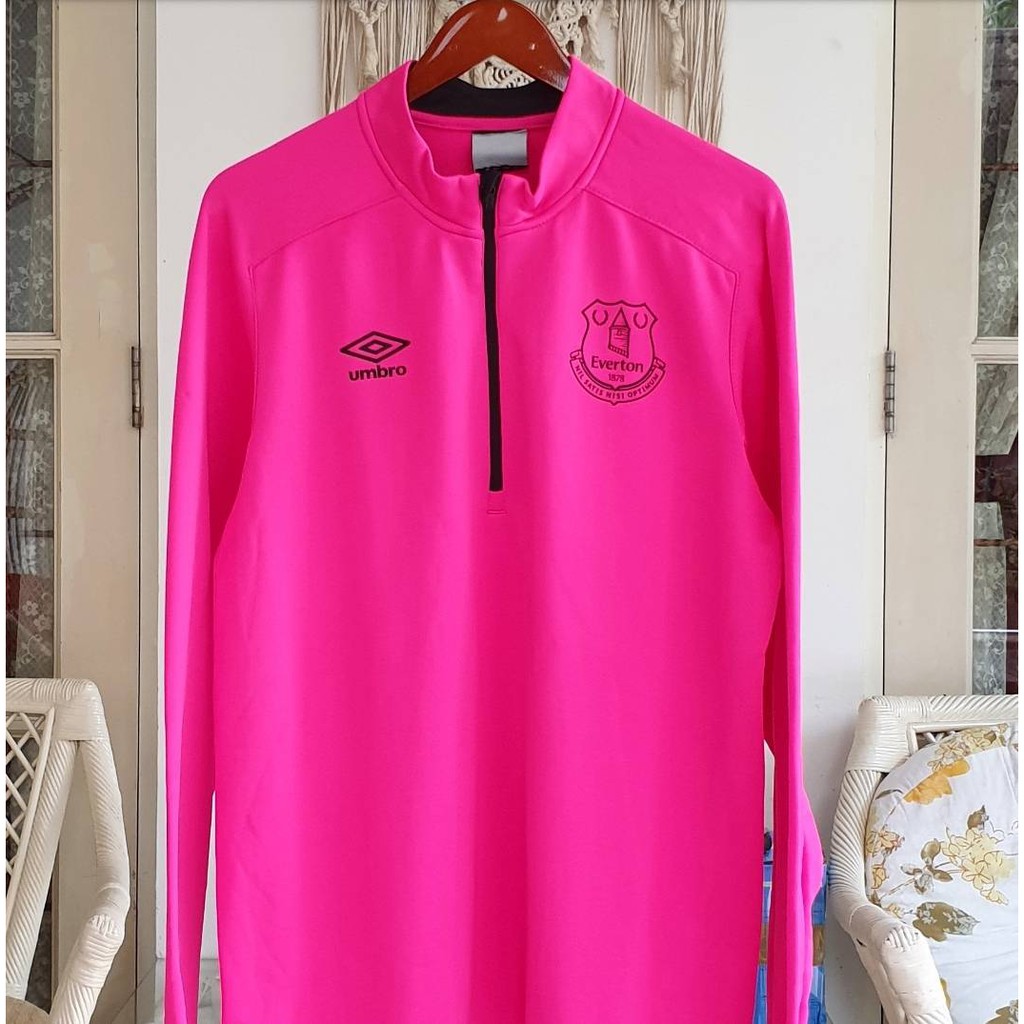 Jual Jersey / Jacket Everton 2018-2019 Training Half Zipper Umbro ...
