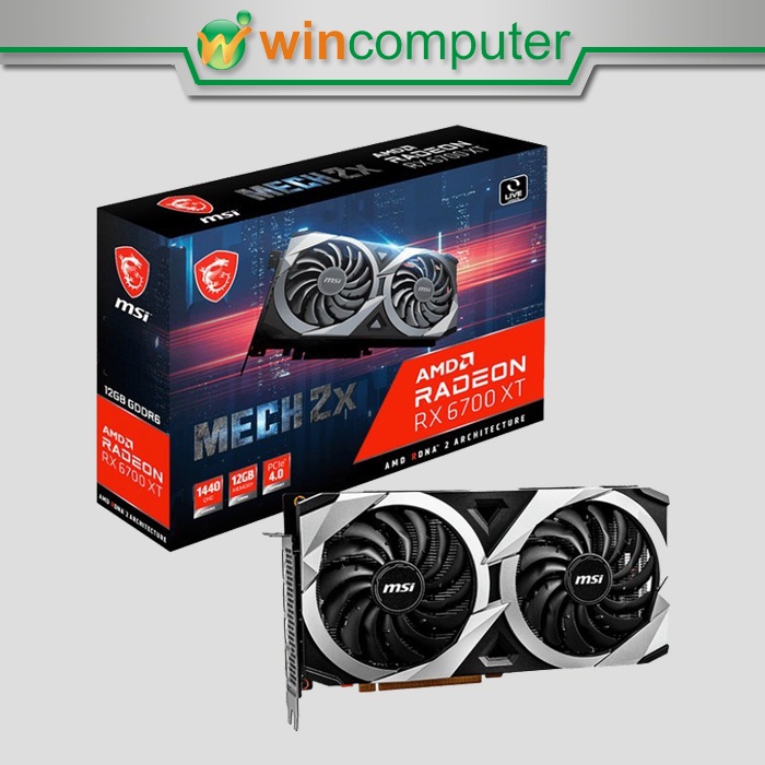 Jual VGA Card MSI Radeon RX 6700 XT Mech 2X 12G | Shopee Indonesia