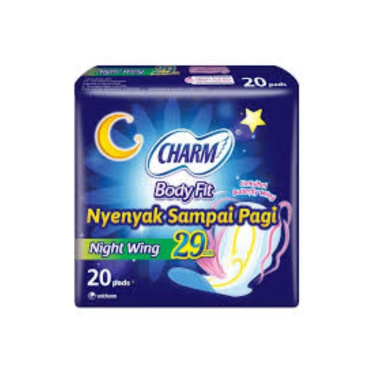 Jual PEMBALUT CHARM NIGHT 29CM 20S | Shopee Indonesia