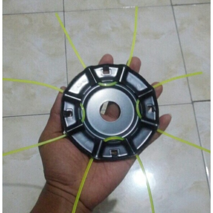 Jual piringan hitam pisau senar pisau nilon mesin potong rumput gendong ...