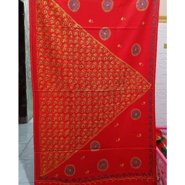 Jual SORBAN KASHMIRI WARNA MERAH MEWAH LANGKA | Shopee Indonesia
