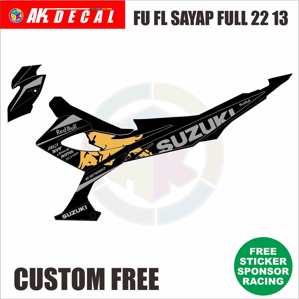 Jual STRIPING LIVERY SATRIA F150 FL FACELIFT SAYAP FULL CUSTOM 2213 ...