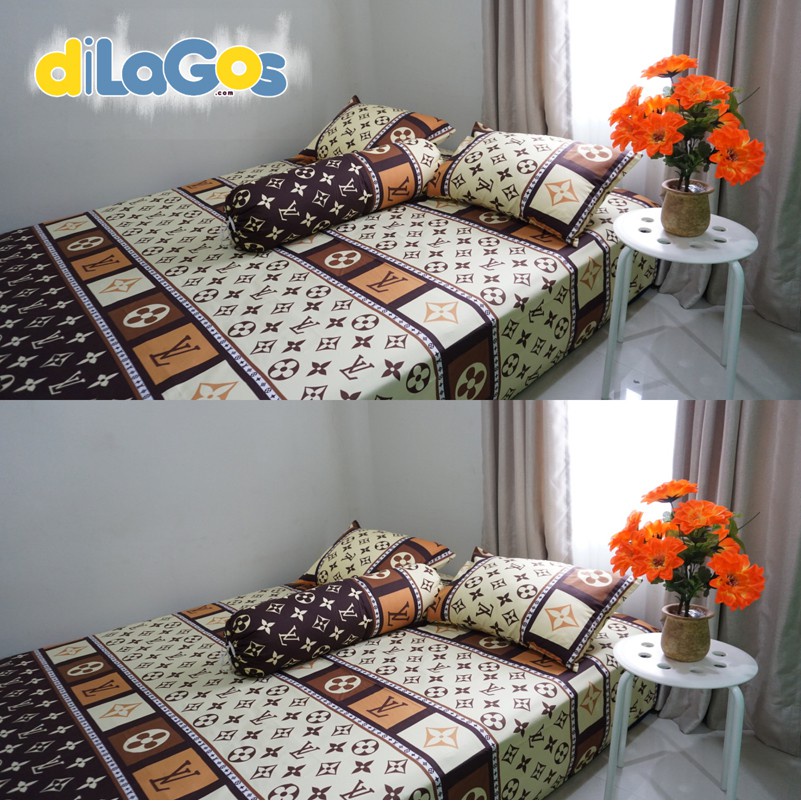 Jual Sprei Kasur Springbed Kasur Busa Sprai Karet Bahan Katun Premium ...