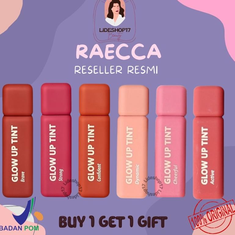 Jual (U3C8) [PARTNER RESMI] GLOW IT UP TINT BY RAECCA / LIP TINT RAECCA ...