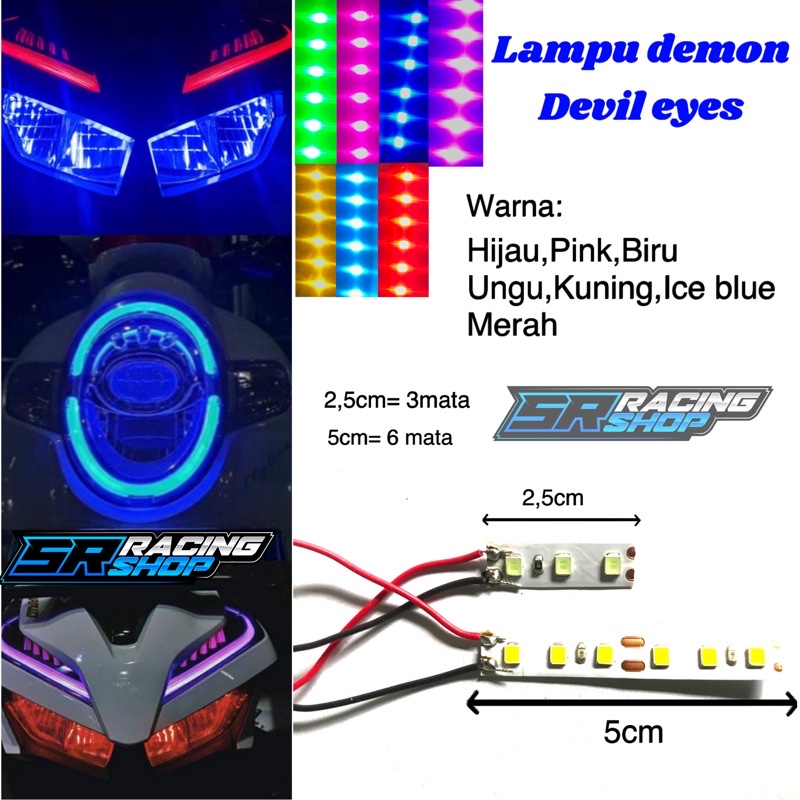 Jual LAMPU DEMON DEVIL EYES LAMPU DEMON LAMPU DEMON VARIO LAMPU DEMON ...