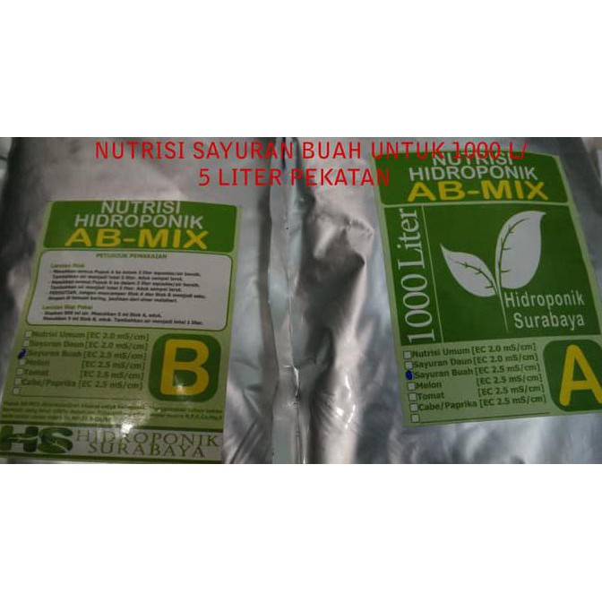 Jual New Nutrisi Ab Mix Sayuran Buah 3Kg | Shopee Indonesia