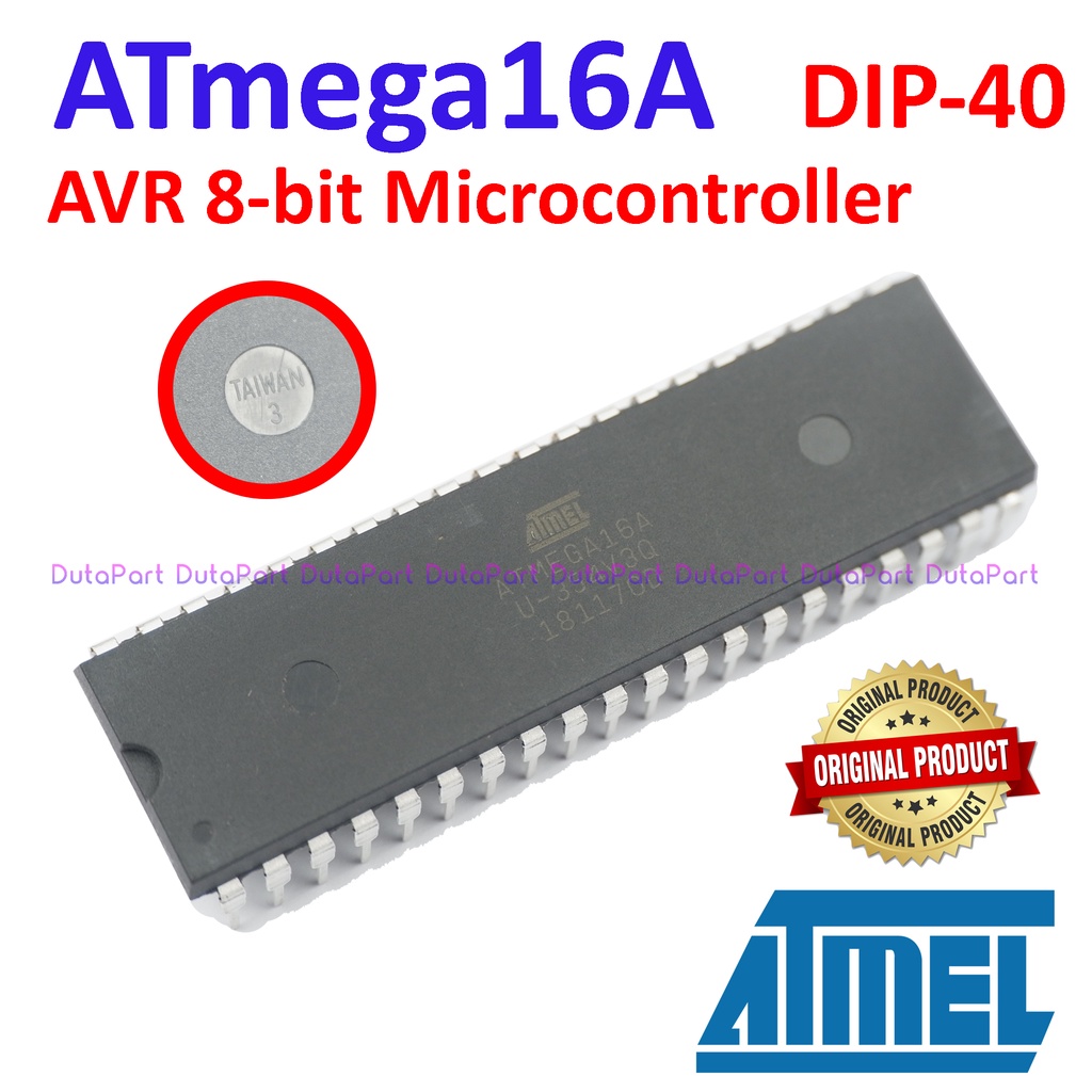Jual ATmega16A ATmega16 Atmega16A-U ATmega16A-PU AVR ORIGINAL ATMEL DIP-40 | Shopee Indonesia