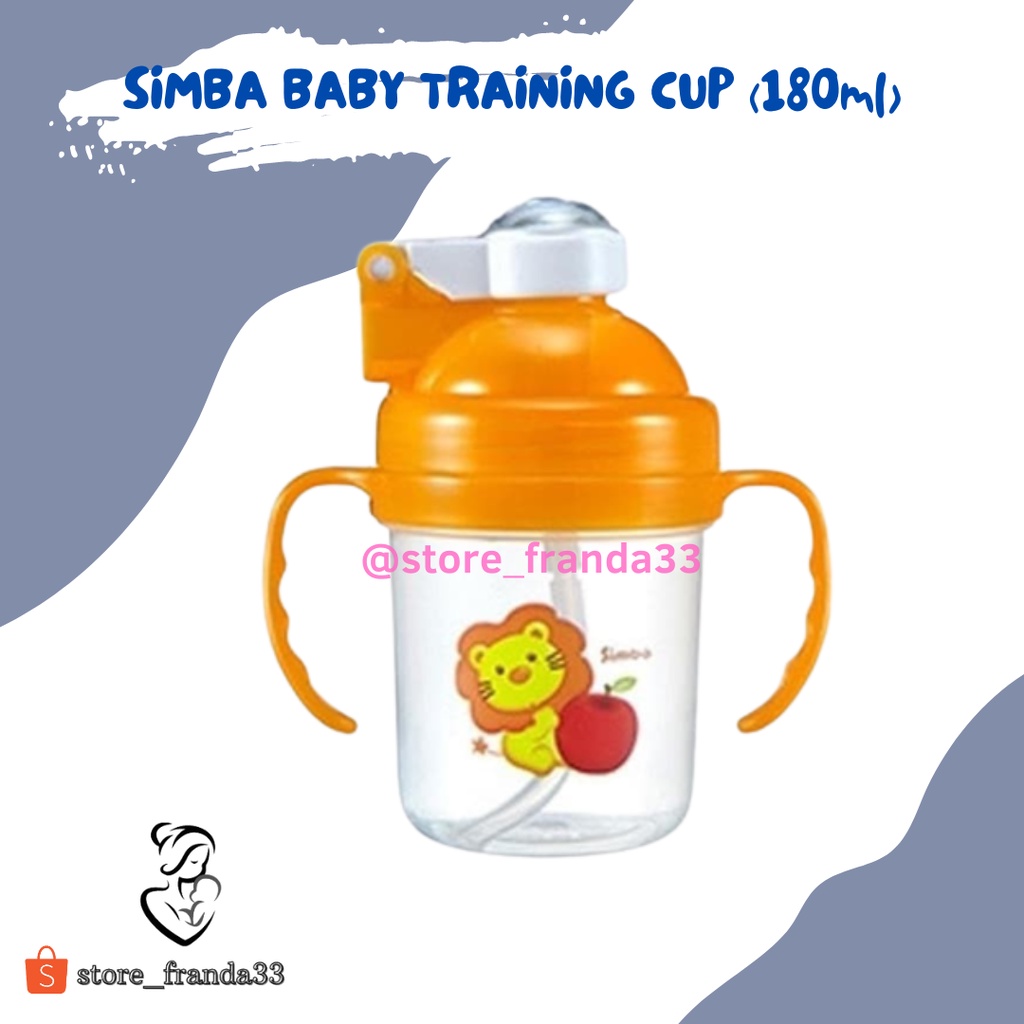 Jual SIMBA BABY TRAINING CUP ONE TOUCH OPEN 180ML | Shopee Indonesia
