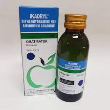 Jual IKADRYL SIRUP 100ML/OBAT BATUK BERDAHAK/OBAT BATUK ALERGI/OBAT ...