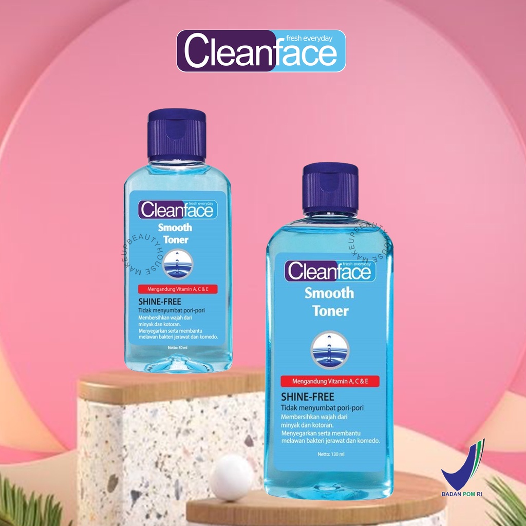 Jual CLEANFACE Smooth Toner 50ml/130ml | Shopee Indonesia