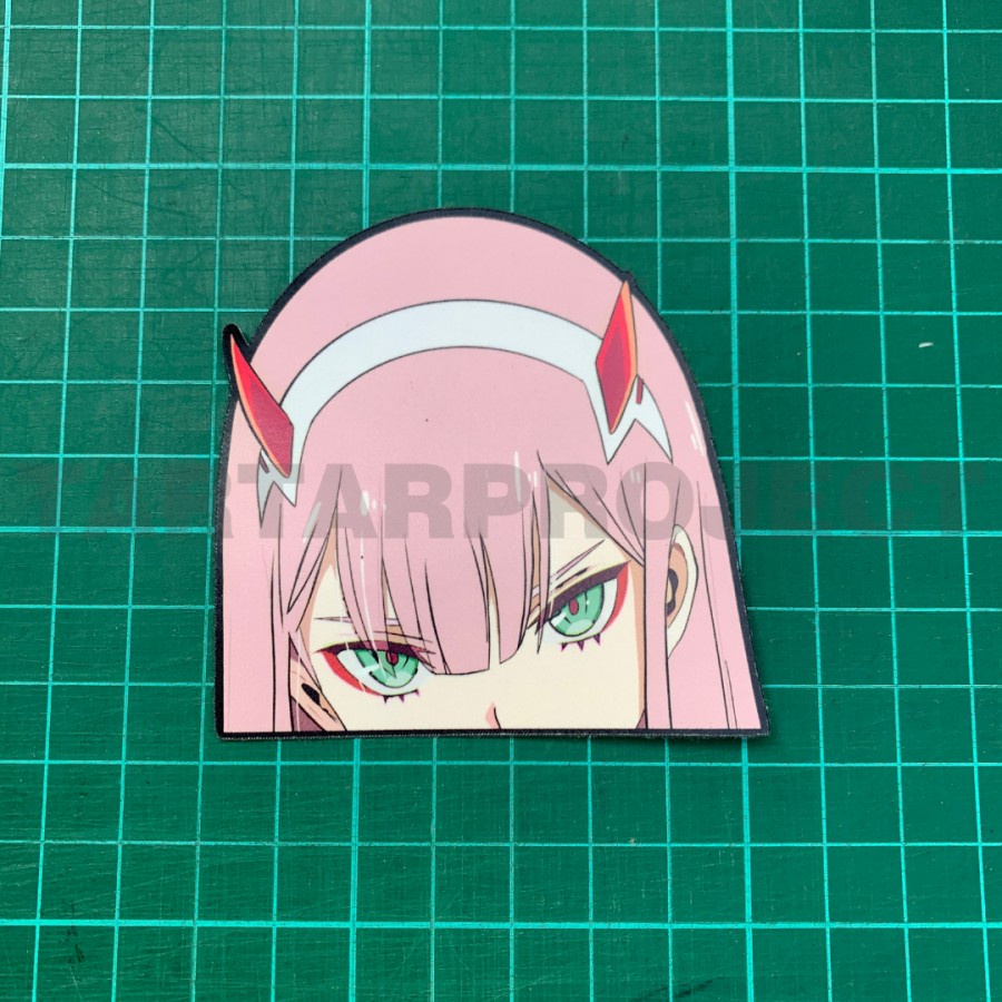 Jual Sticker Stiker Vinyl - Peeker Anime Zero Two 2 | Shopee Indonesia
