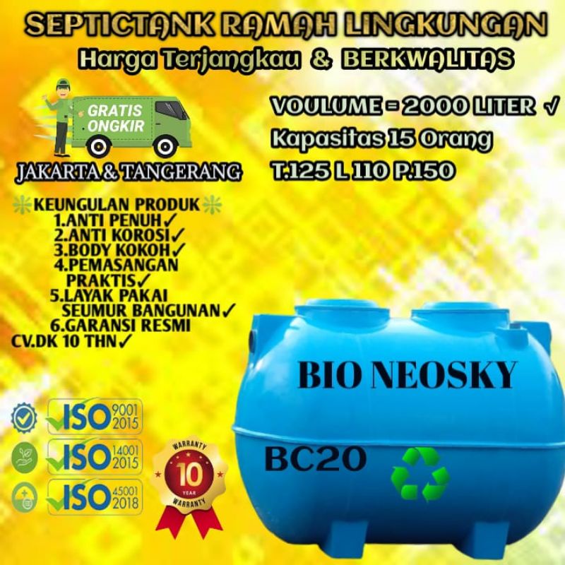 Jual septic tank biotech biofill biotank biotaff biochan biofilter ...