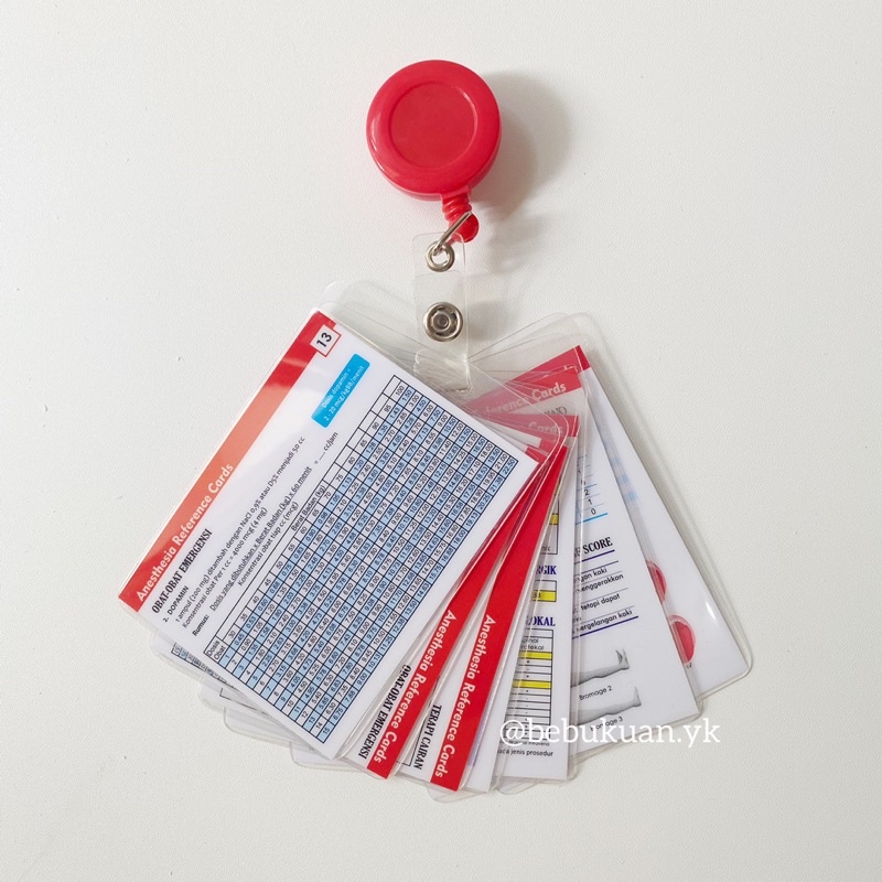 Jual Anesthesia Card | Kartu Praktis Anestesi | Kartu Anestesi | Shopee ...