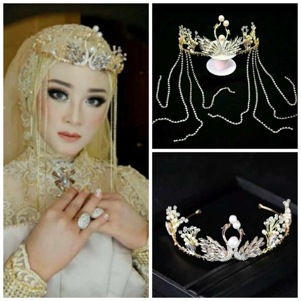 Jual Angsa Jurai - Mahkota Bentuk Angsa - Wedding Crown - Mahkota ...