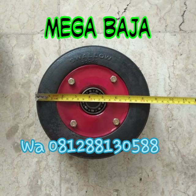 Jual Roda troli trolley lori lorry genset mesin 8in | Shopee Indonesia