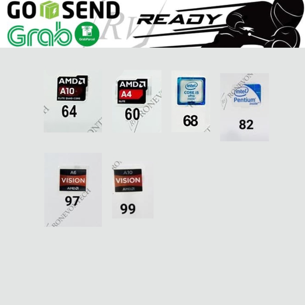 Jual Sticker Logo Intel Pentium Core 2 Duo i3 i5 i7 Arrandale PC Laptop ...