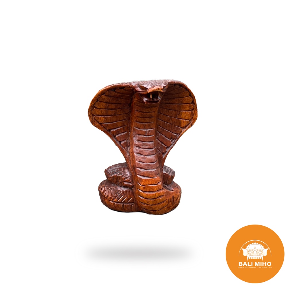 Jual Patung Ular Cobra Kayu - Patung Kobra - Patung Ular Kayu - Patung ...