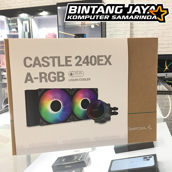 Jual DeepCool CASTLE 240EX A-RGB AIO Liquid CPU Cooler - Black | Shopee ...