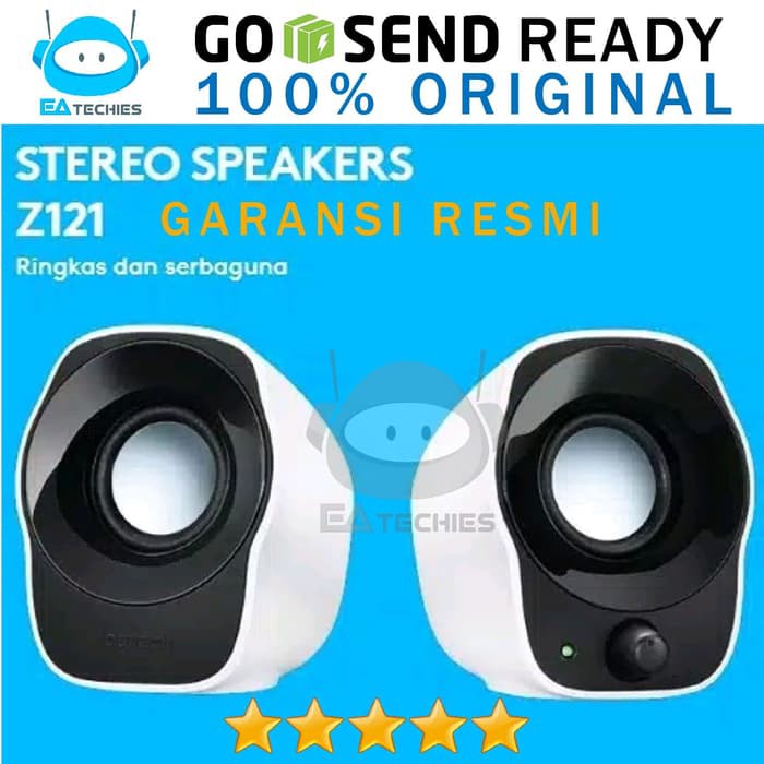 Jual Logitech Speaker Z121 Resmi Stereo USB Power + Volume Control Z120 ...