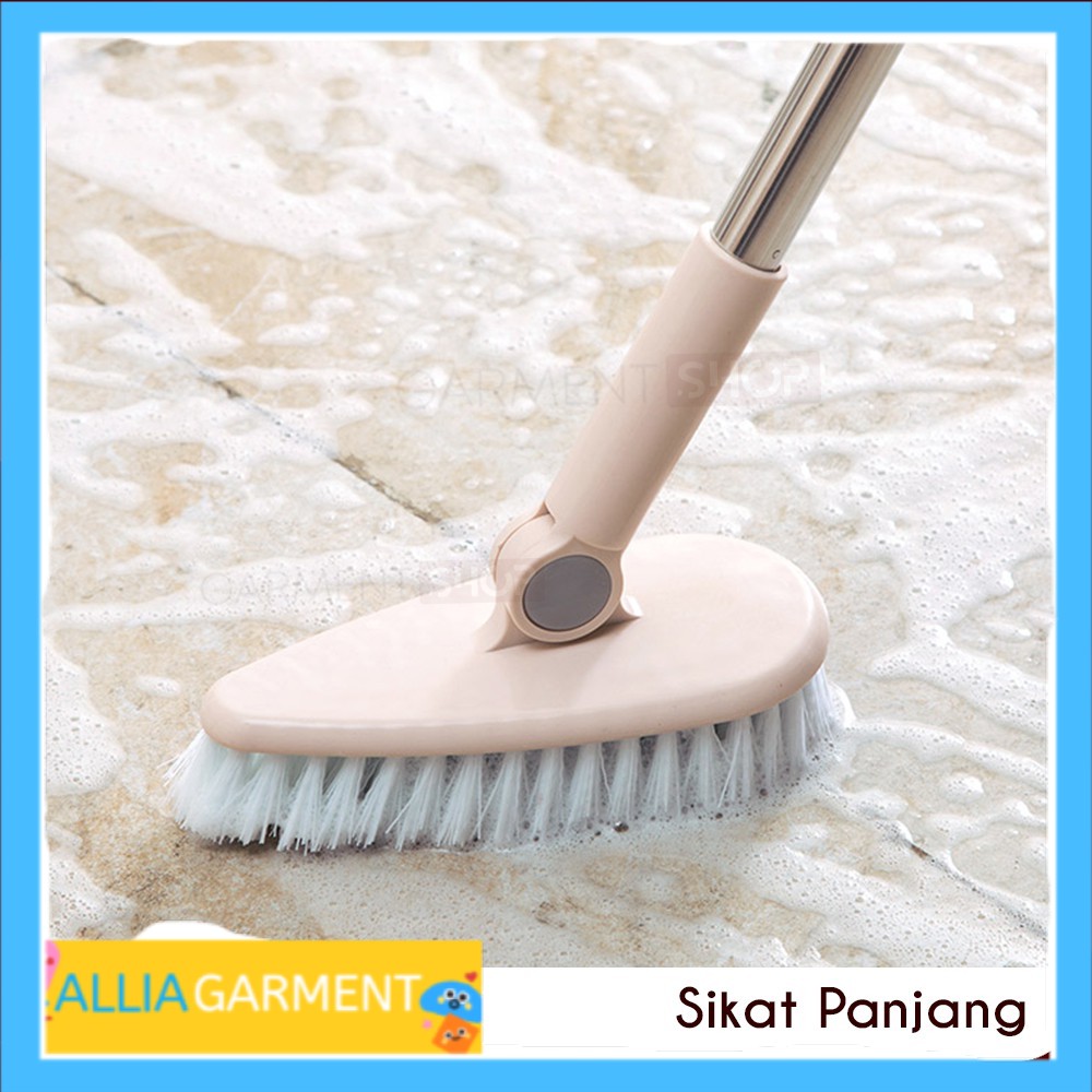 Jual Sikat Lantai Pembersih Dinding Kamar Mandi Gagang Panjang Portable ...