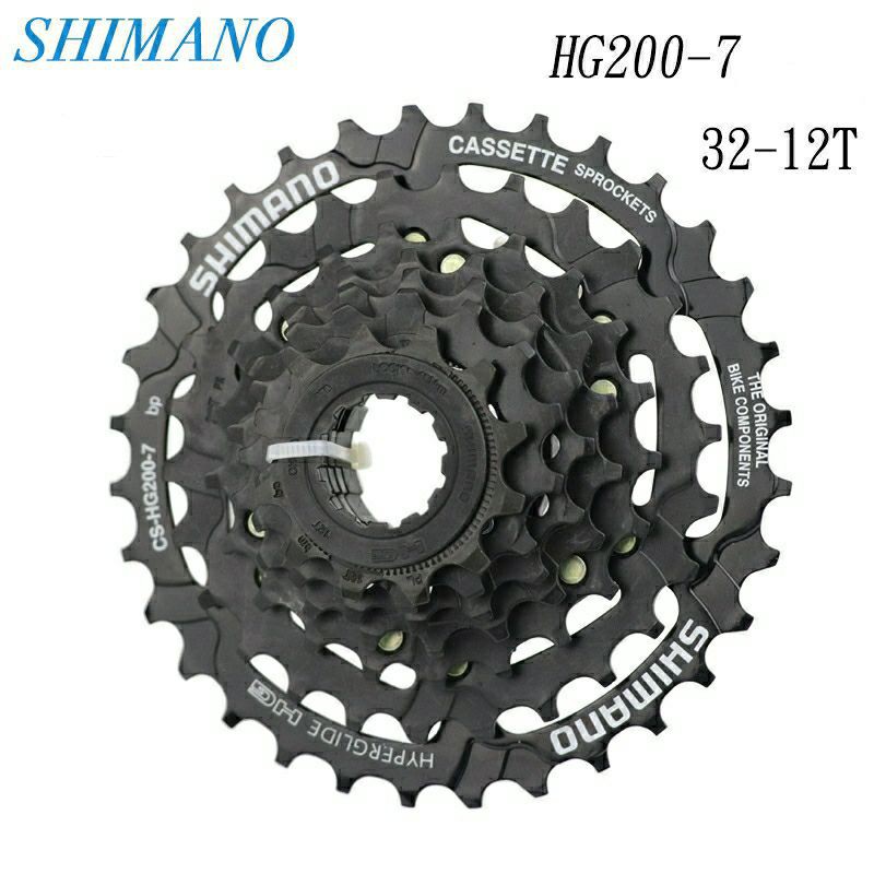 Jual Shimano CS-HG200-7 Speed cassette12-32t HG20-7 / sprocket slup ...