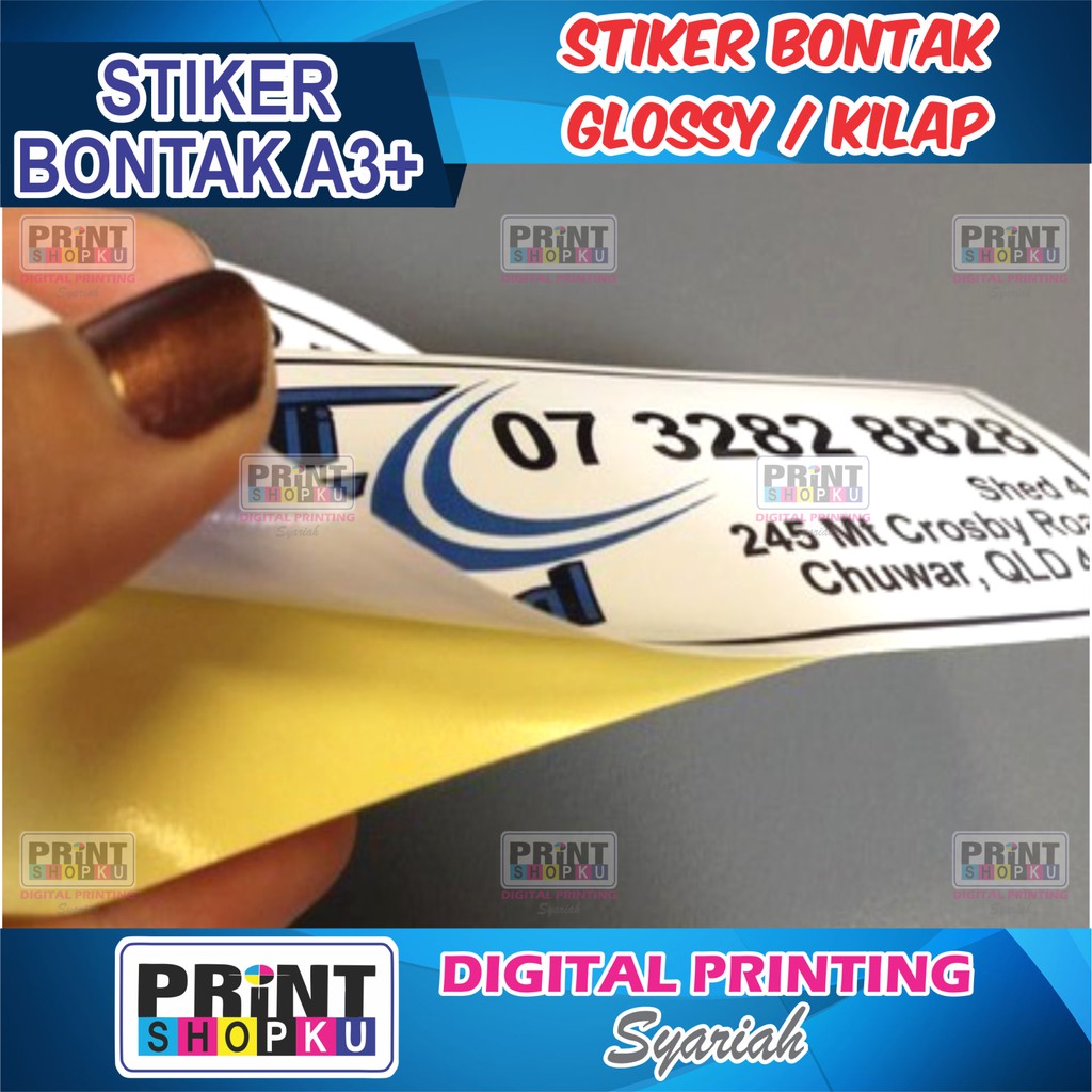 Jual STIKER LABEL STIKER BONTAK STIKER CEMILAN STIKER KOSMETIK STIKER ...