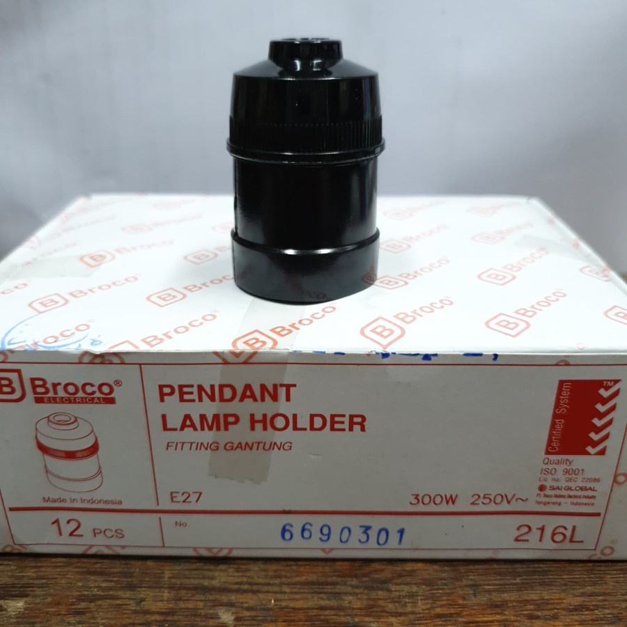 Jual Broco Fitting Gantung 216L Fiting Gantung Broco Hitam Original 100 ...