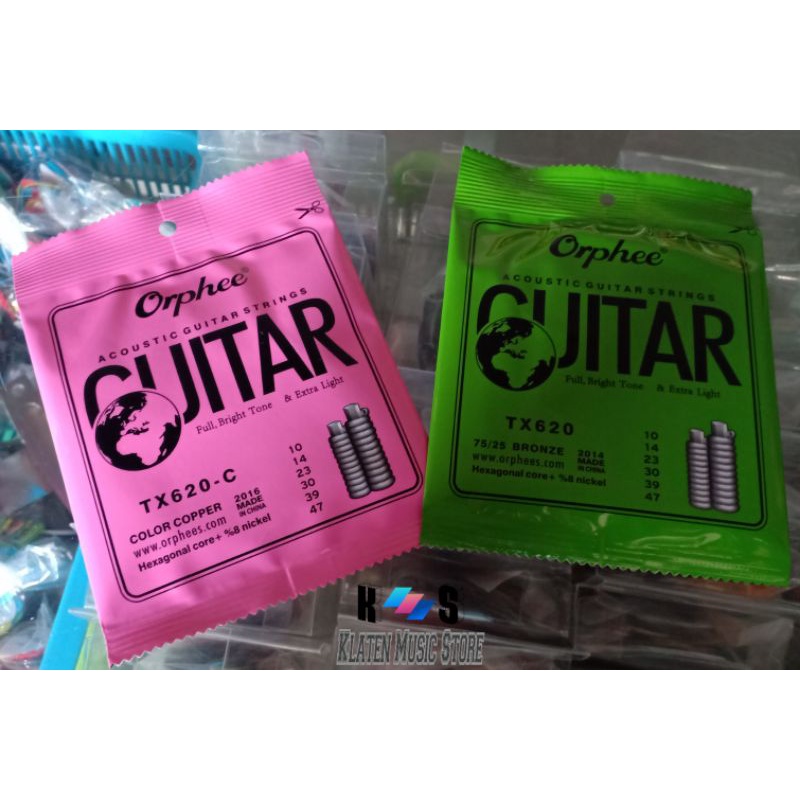 Jual Senar Orphee/Senar Gitar Akustik Orphee import uk 0,10 warna dan ...
