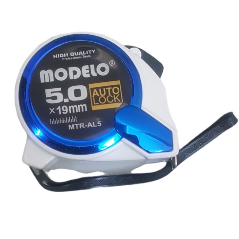 Jual Meteran tangan auto lock Modelo 5m | meteran autolock Modelo 5 ...